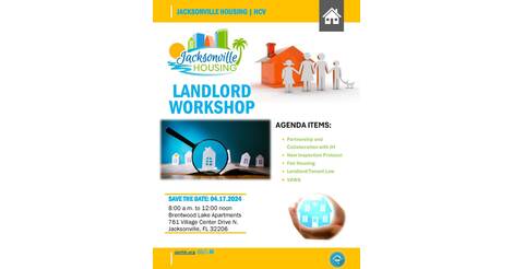 Landlord Workshop (04/17/2024) - News - Jacksonville Housing ...